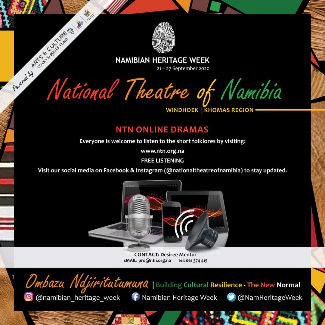 FOLKLORES RECORDED FOR HERITAGE WEEK – National Theatre of Namibia